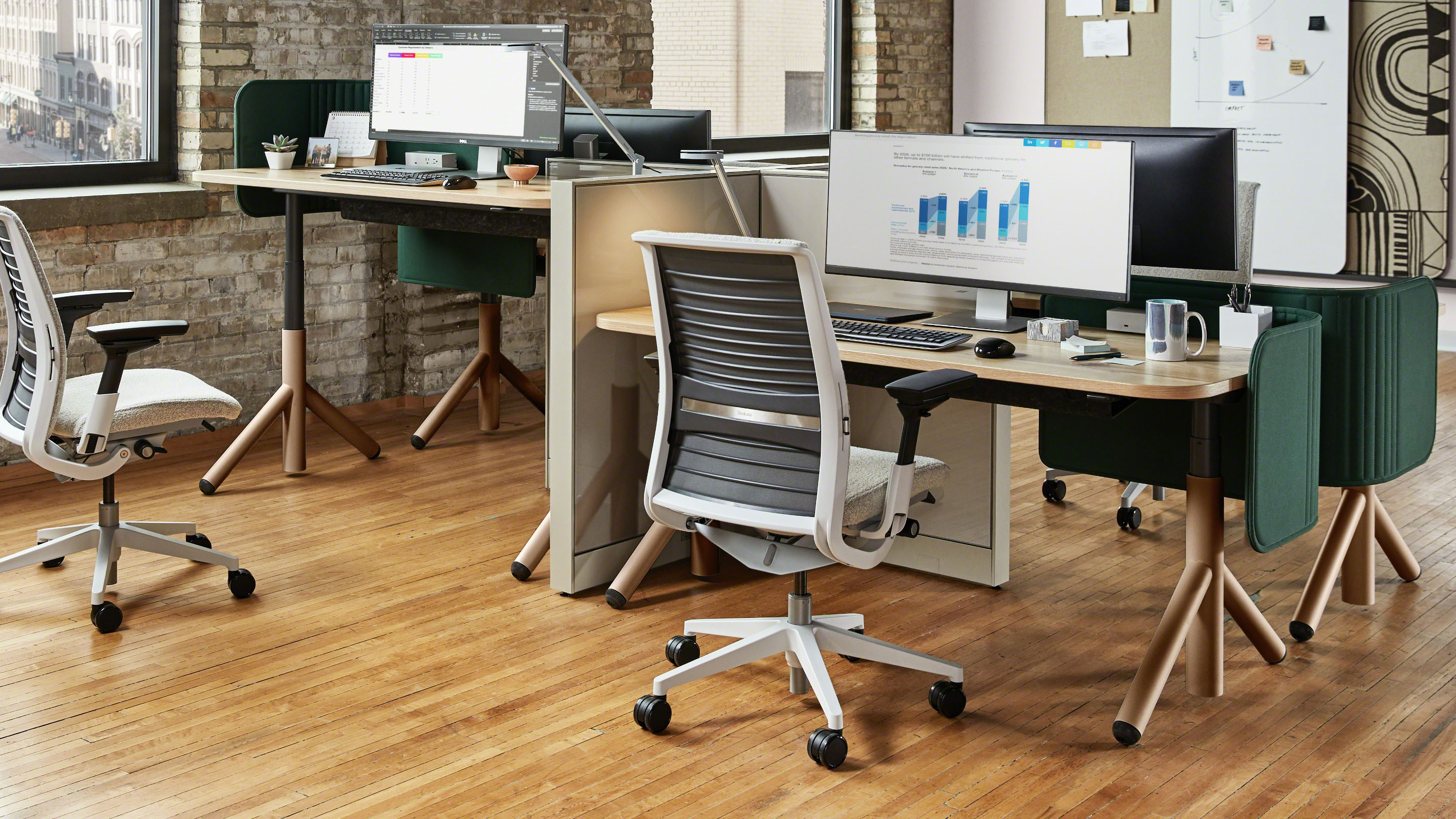 Steelcase Flex Height-Adjustable Desk - Forward Space
